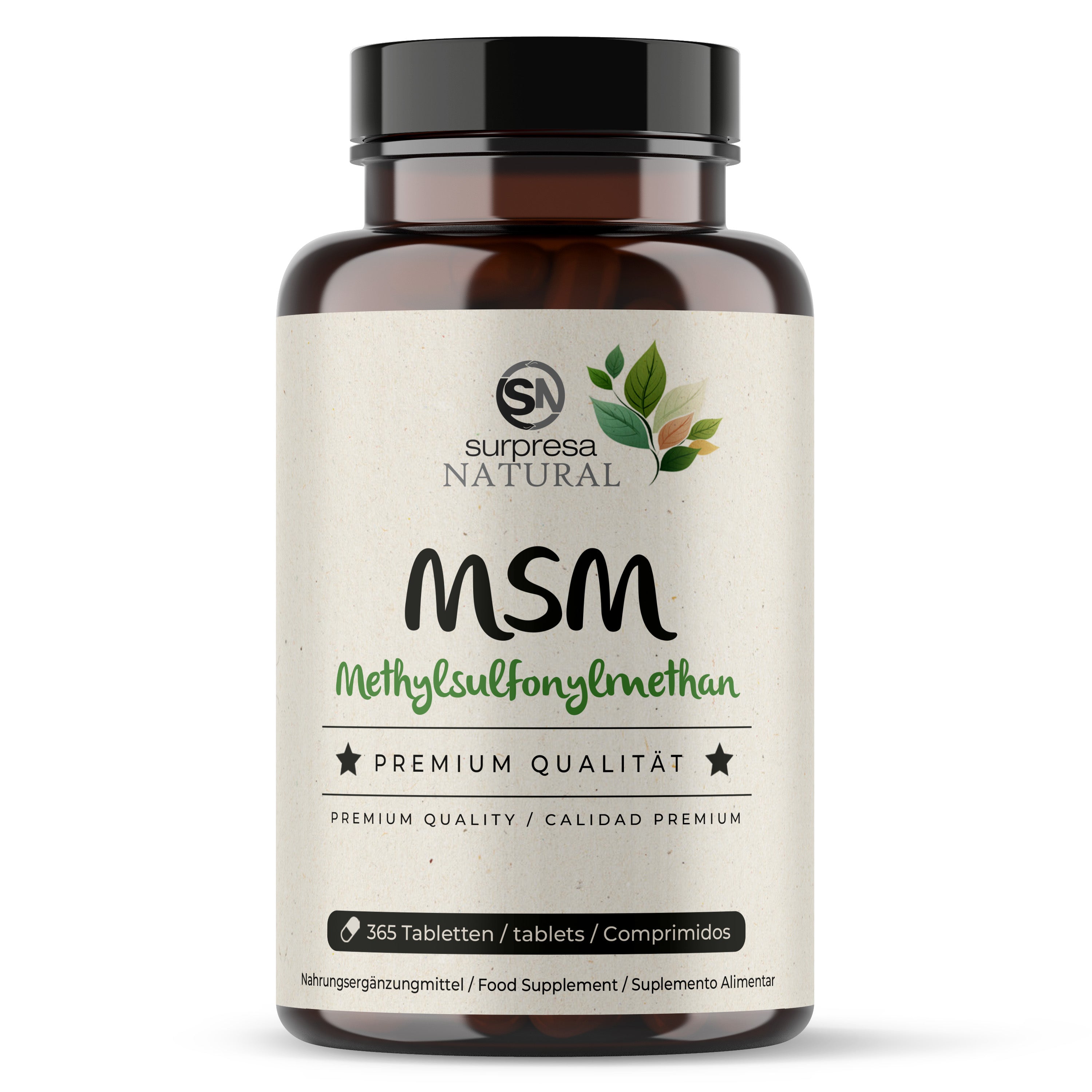 MSM 365 Tablets - Surpresa Natural