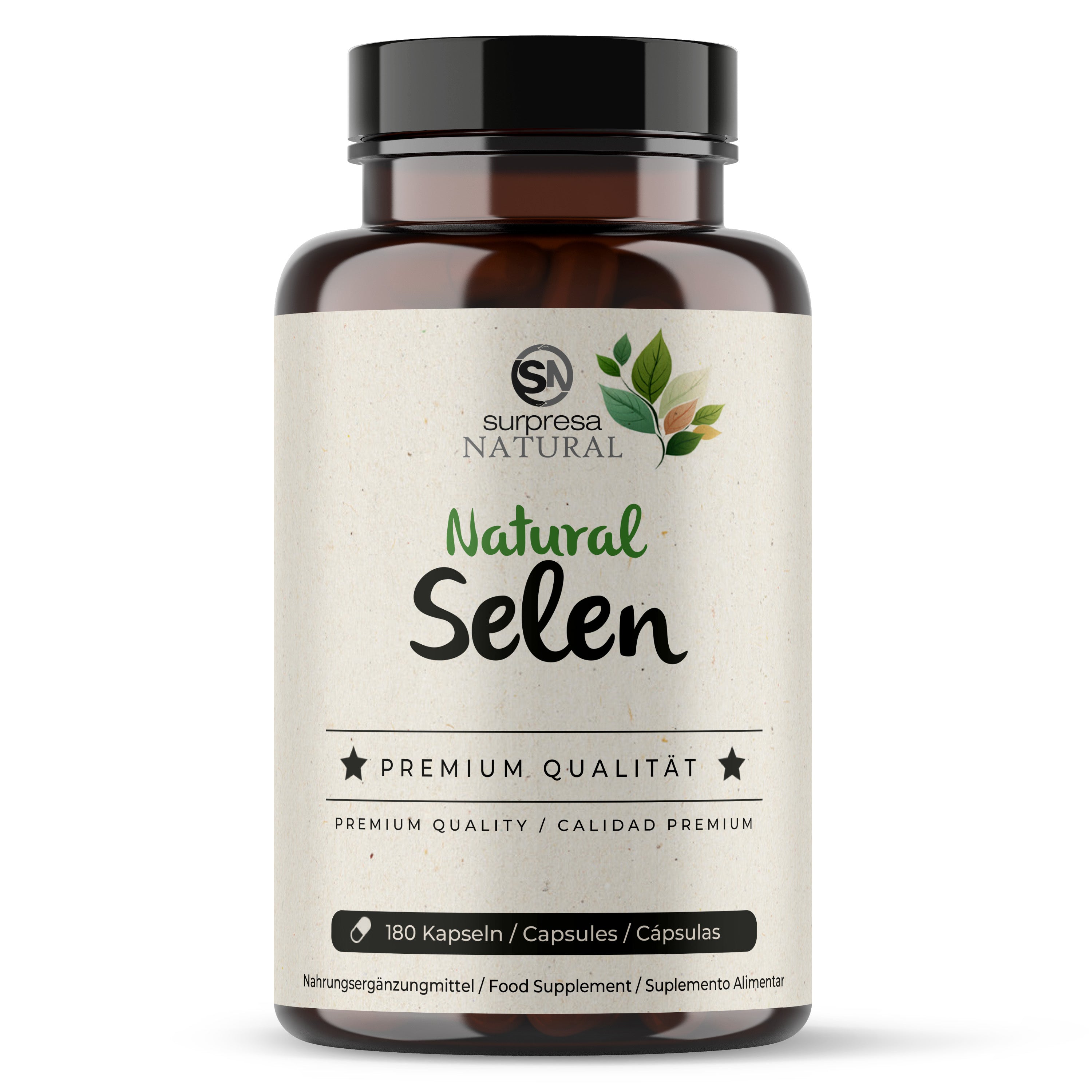Natural Selenium 180 capsules - Surpresa Natural